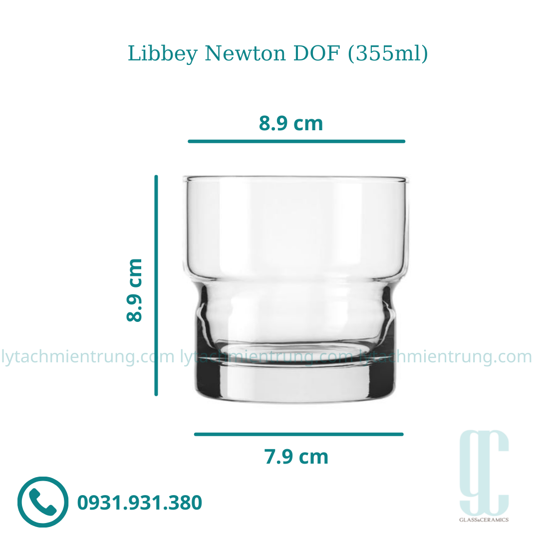 Ly thủy tinh Libbey Newton DOF (355ml) - Ly tách miền Trung