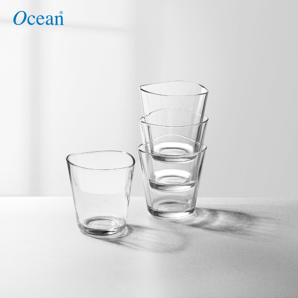 Ly thủy tinh Ocean Centique Double Rock (345ml) - Ly tách miền Trung