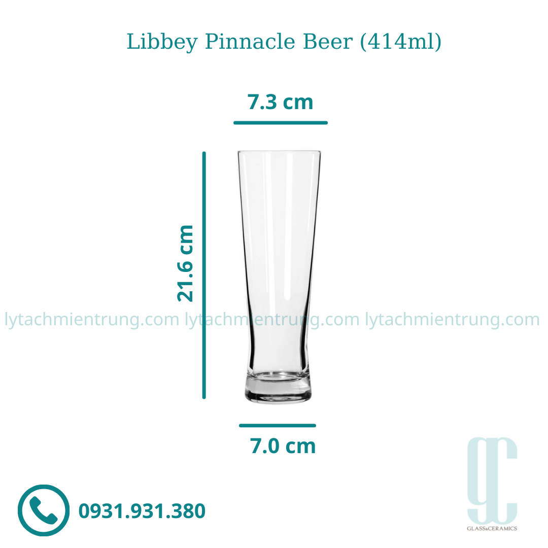 Ly thủy tinh Libbey Pinnacle Beer (414ml) - Ly tách miền Trung
